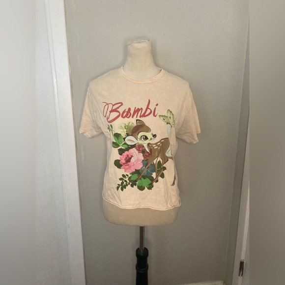 Disney | Tops | Disney Bambi Crop Tee | Poshmark
